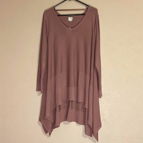 Cupio | Tops | Plus Size Cupio Mauve Tunic Top X | Poshmark